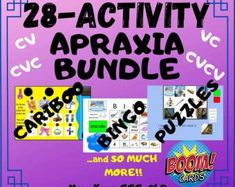 Apraxia Cards - Etsy