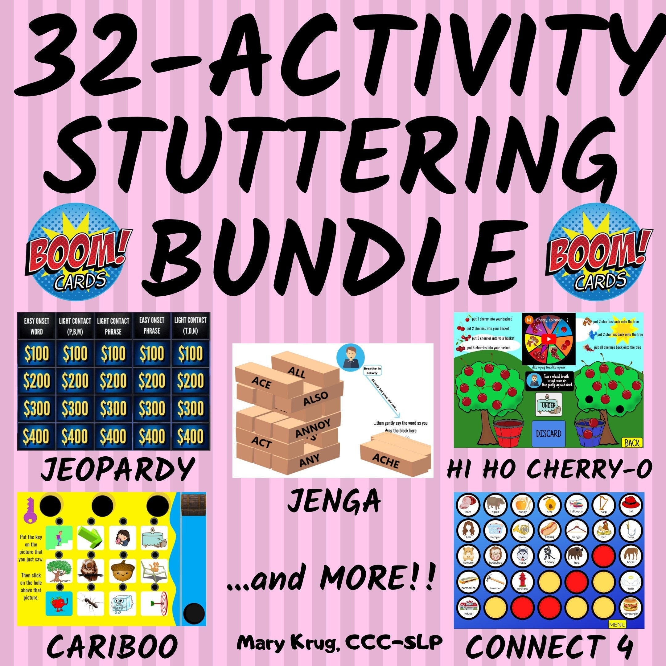 32-activity STUTTERING Bundle of BOOM Cards! - Etsy
