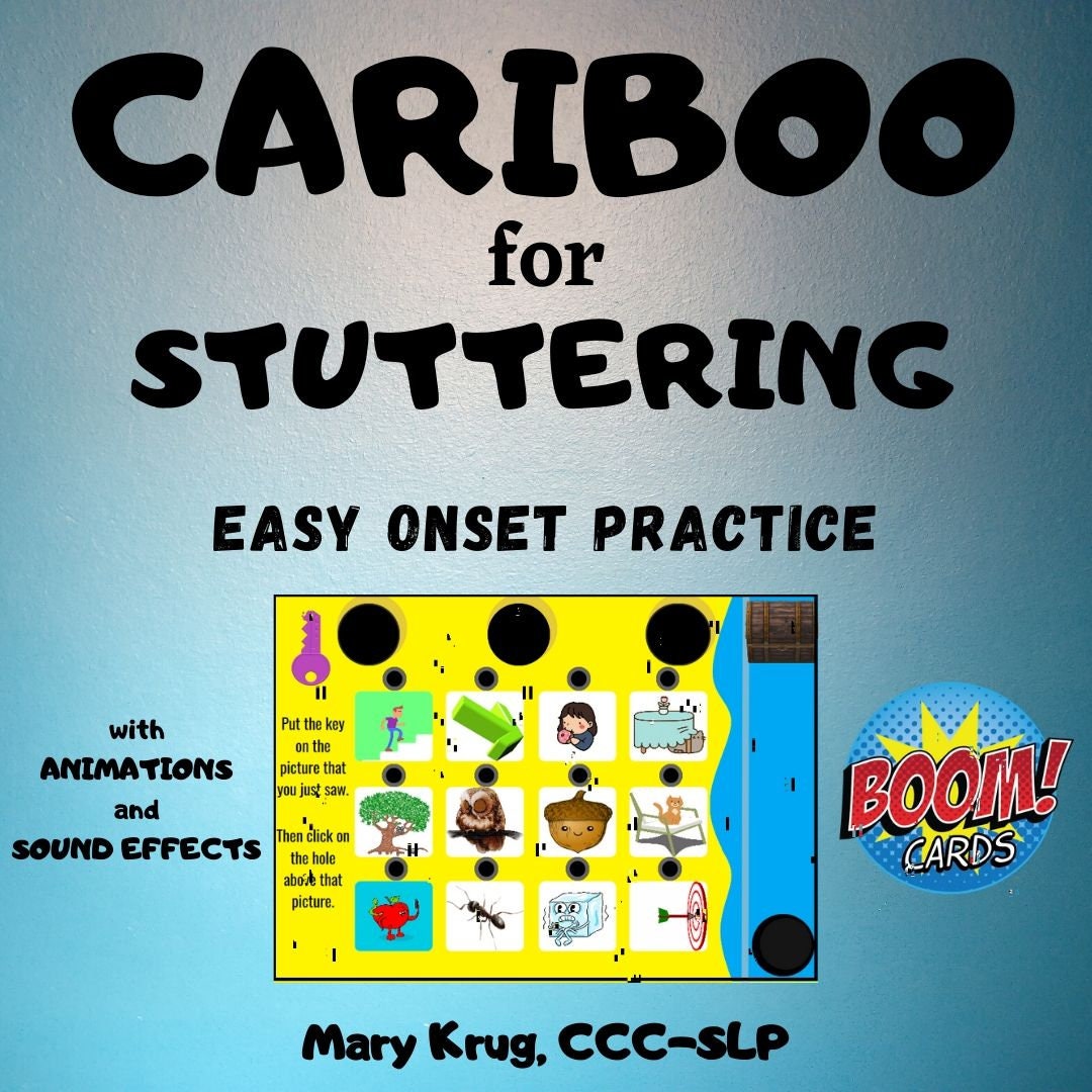32-activity STUTTERING Bundle of BOOM Cards! - Etsy