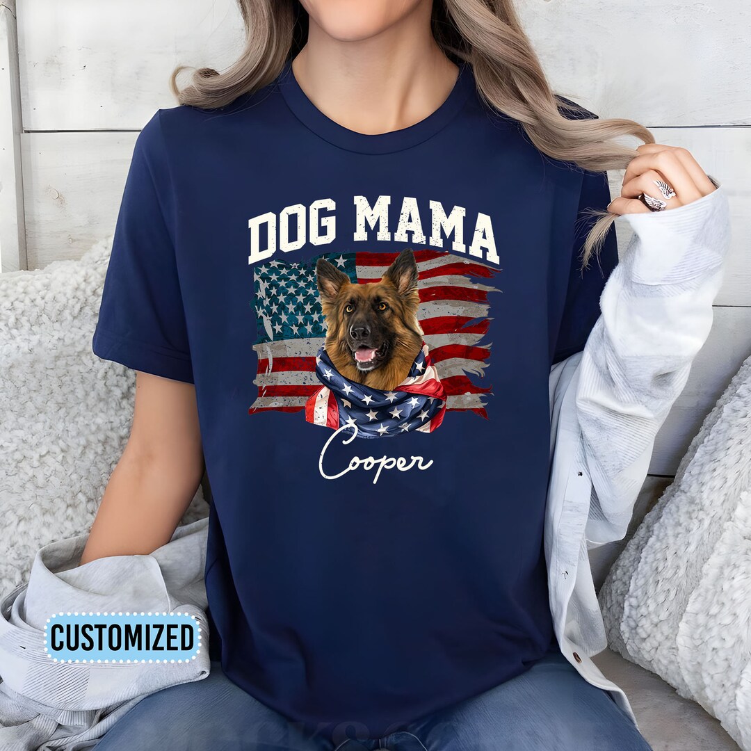 Camisa personalizada con foto de perro de Dog Mama, camisa para perro ...