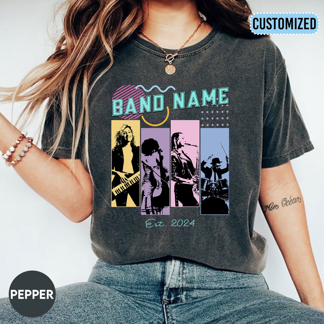 Personalized 90s Band Shirt, Retro Band Tee, Old School Boy Band Shirt ...