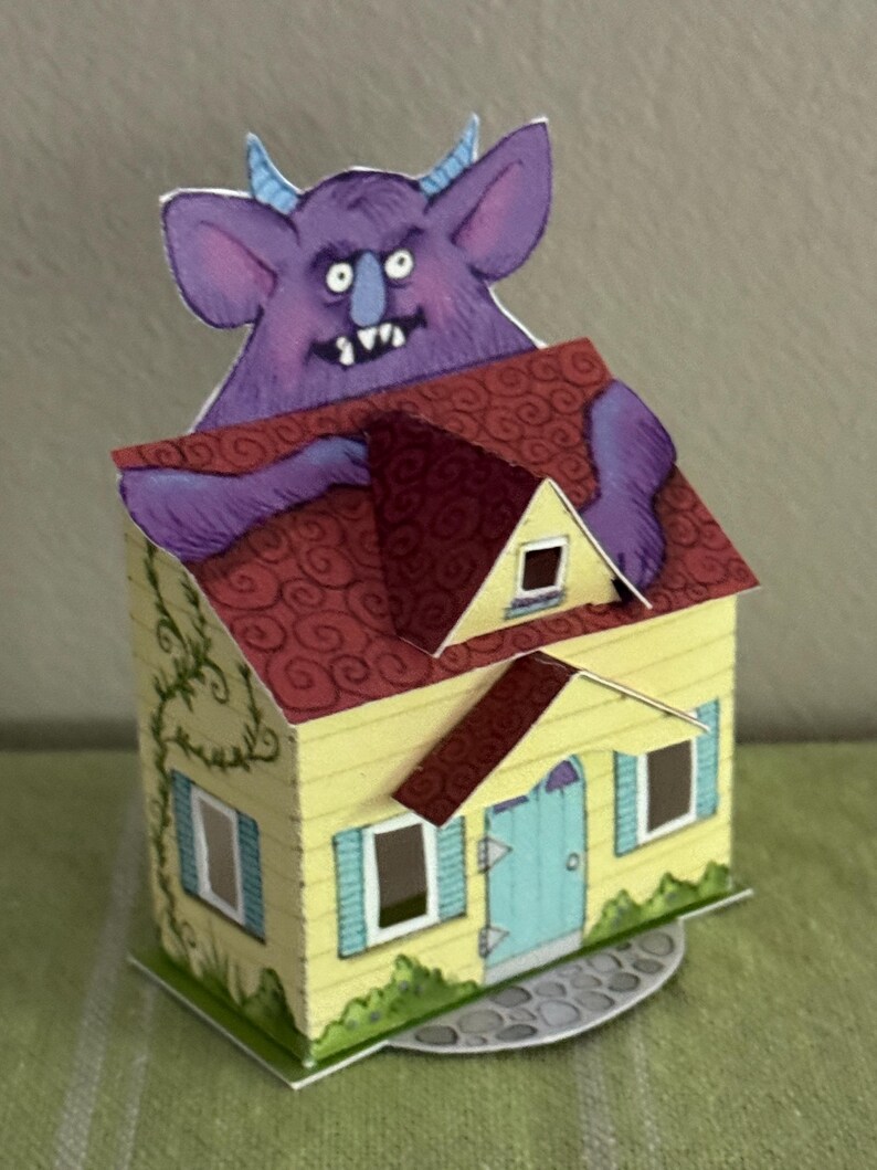 Mini Monster House by Artist Stefanie Eskander - Etsy