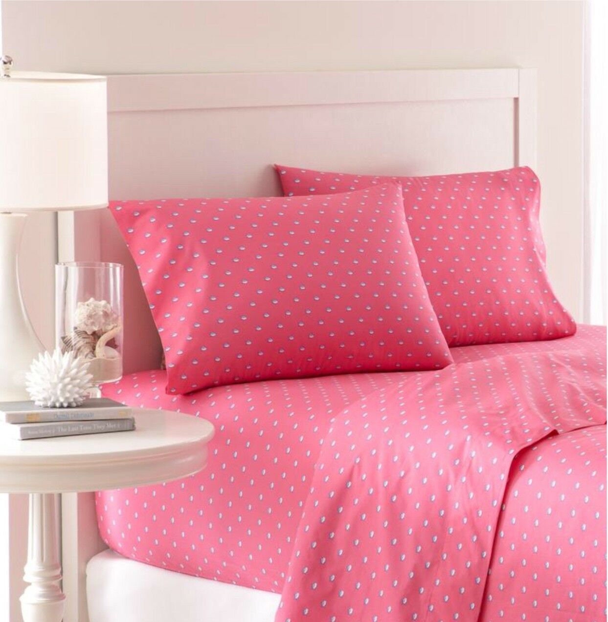 Brand New Southern Tide Skipjack King Size Sheet Set Color Pink - Etsy
