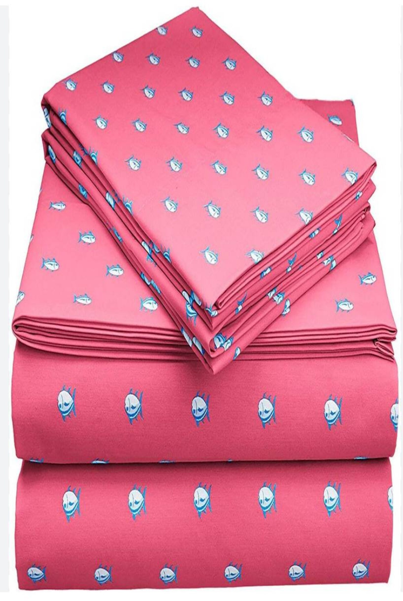 Brand New Southern Tide Skipjack King Size Sheet Set Color Pink - Etsy
