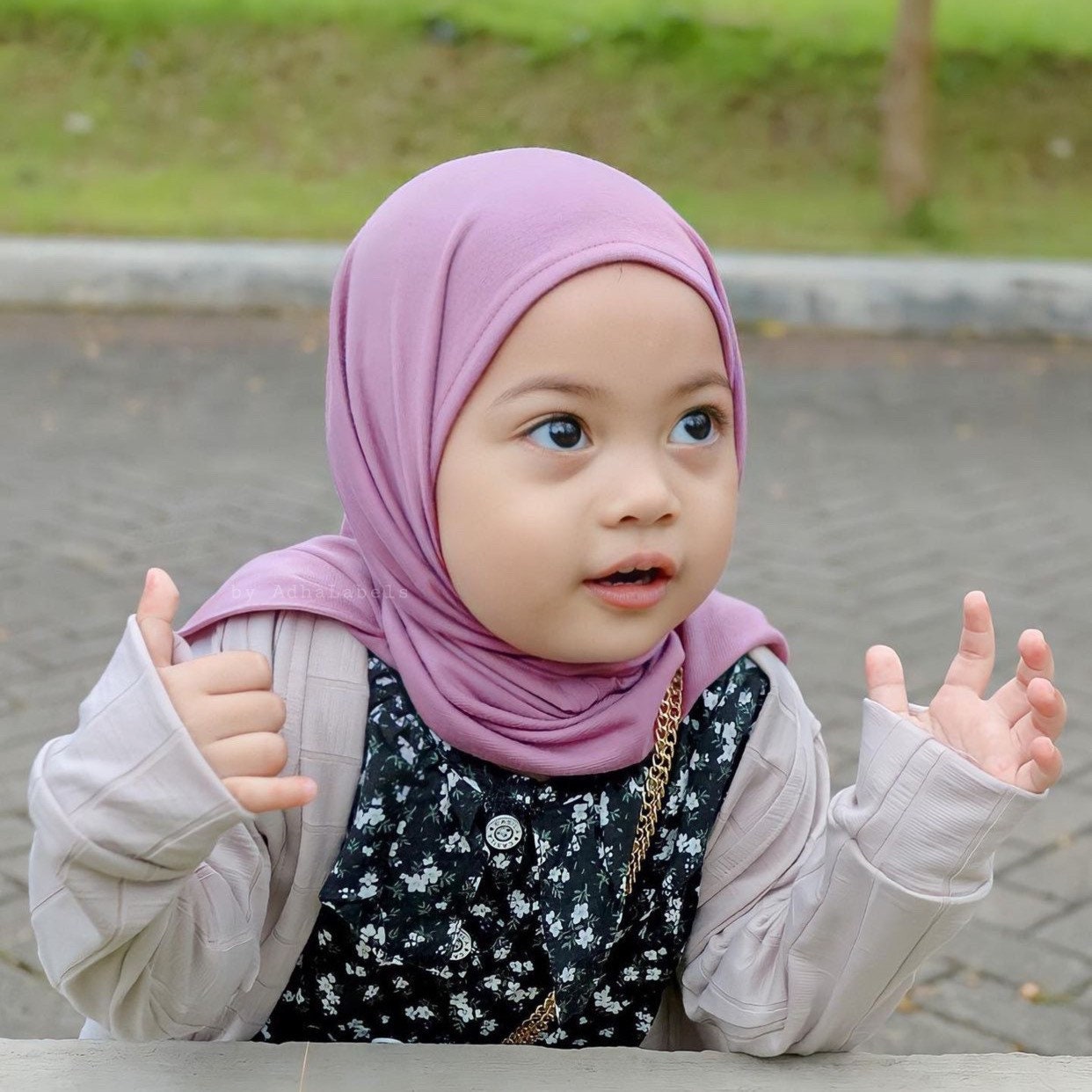 Muslim Cute Baby In Hijab