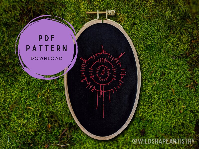 Infernal Scars Embroidery PDF Pattern || Astarion Embroidery, Baldur’s ...