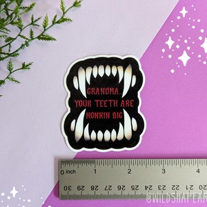 Honkin' Big Teeth Sticker | Dnd Sticker, Water Bottle Sticker, Laptop ...