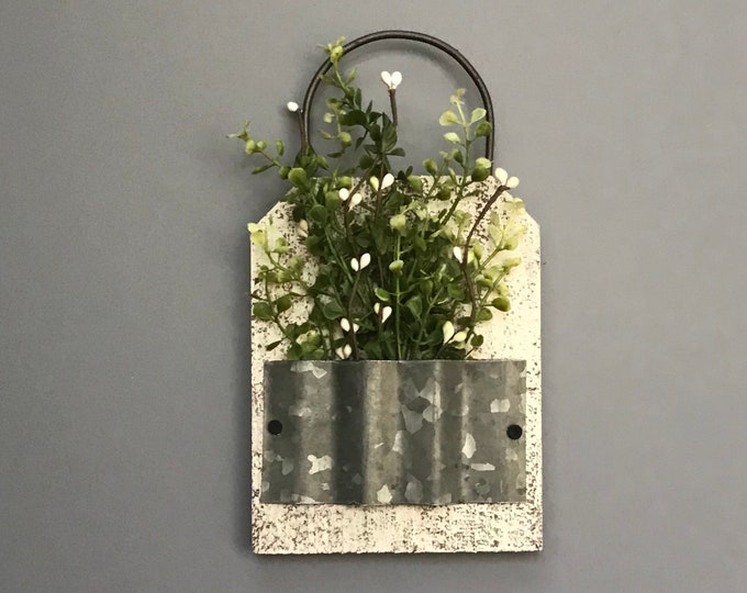 Farmhouse Wall Decor. Floral Wall Accent Rustic Home Decor Floral Home ...