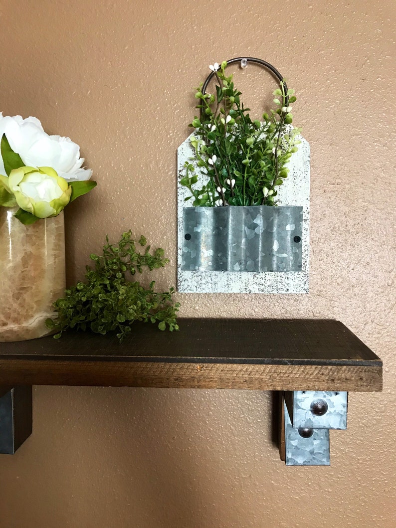 Farmhouse Wall Decor. Floral Wall Accent Rustic Home Decor - Etsy