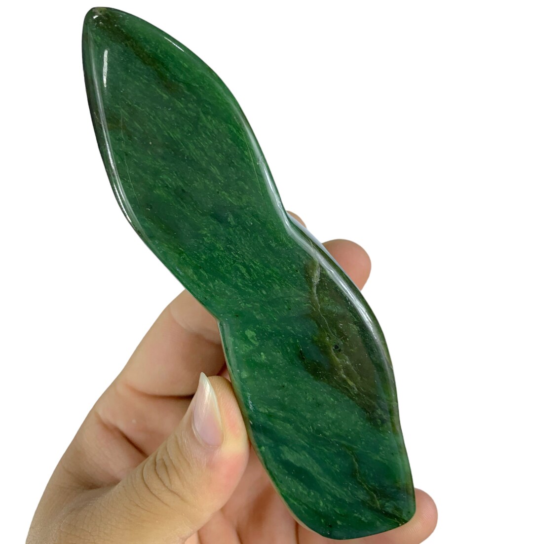 280g Best Quality Green Color Nephrite Jade Free Form - Nephrite Jade ...