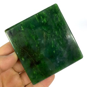 287g Best Quality Polished Green Nephrite Jade Tile, Nephrite Jade Tile ...
