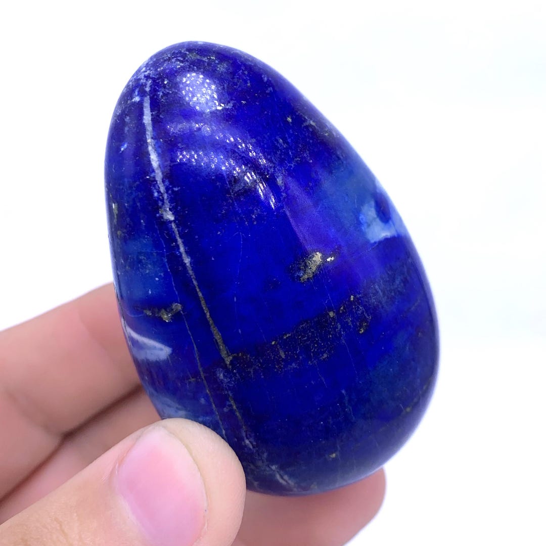 Super Quality Blue Color Lapis Lazuli Egg - Lapis Egg - Healing Stone ...