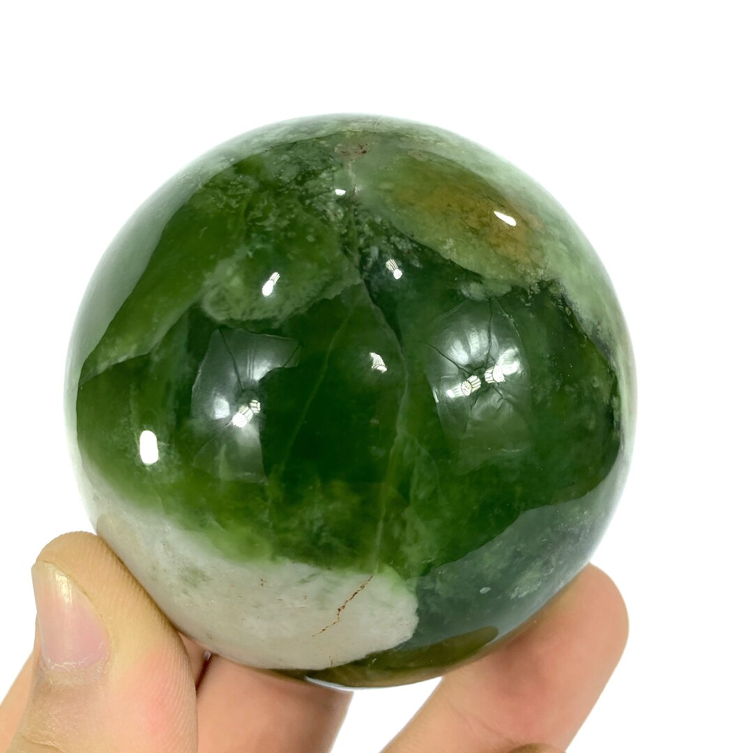 Top Quality Green Color Jade Ball - Sphere - Jade Sphere - Green Jade ...