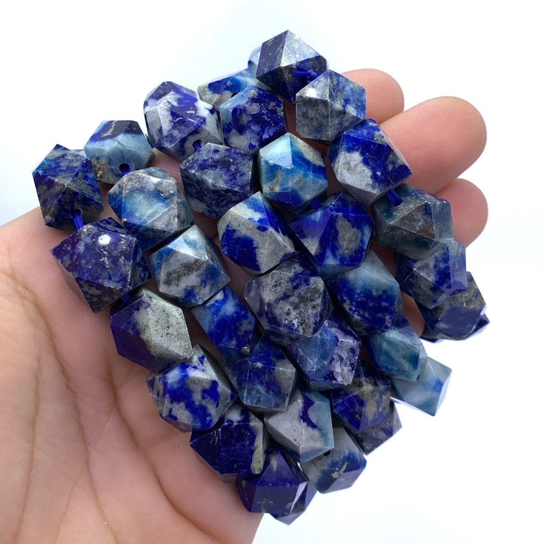 Beautiful Blue Color Afghanite Big Size Fluorscent Faceted Bracelets ...