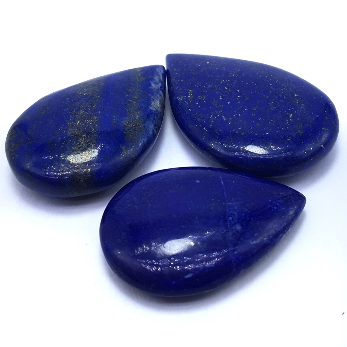 125 Grams Lapis Lazuli Pear Shape Cabochons Lapis Pear Shape - Etsy
