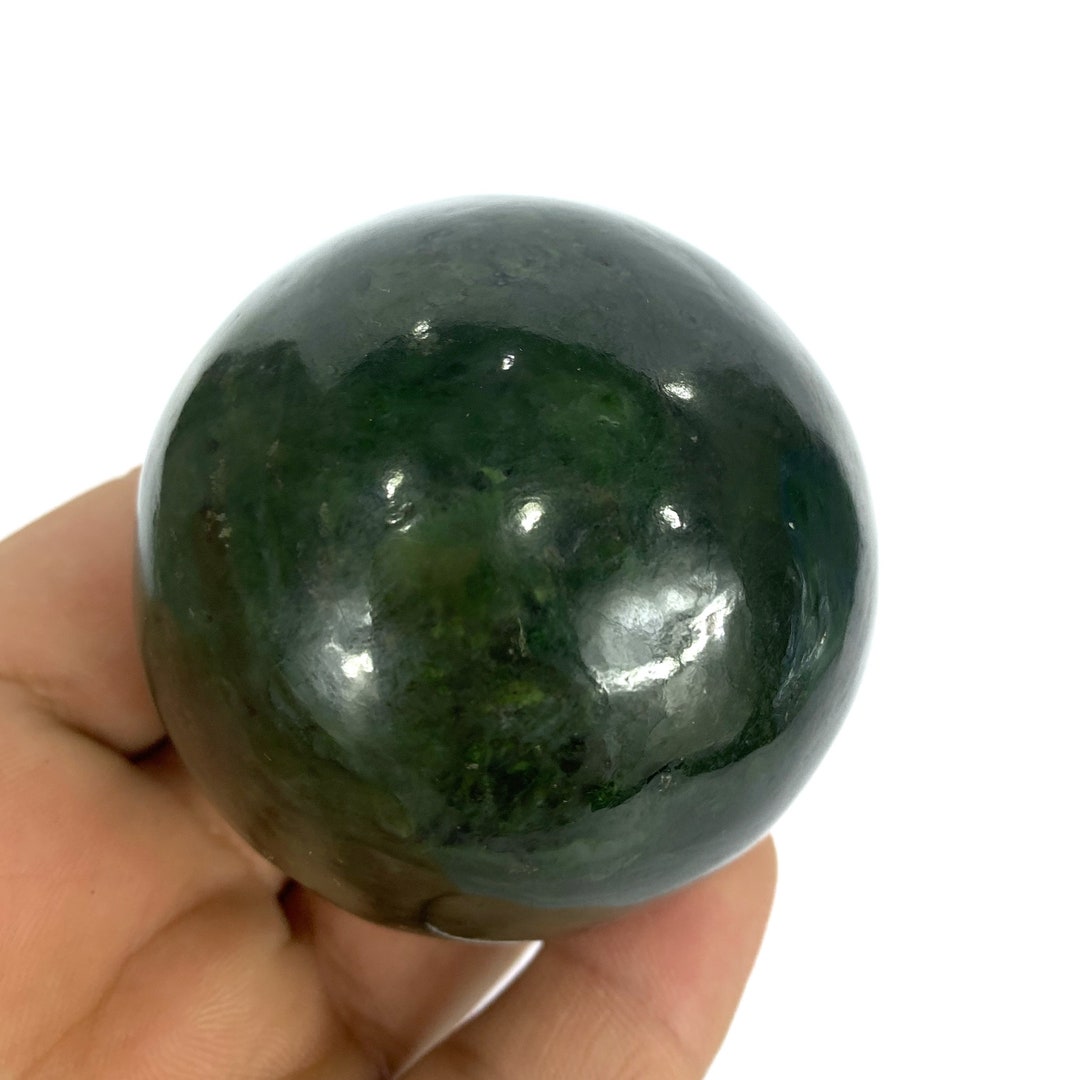 Best Quality Green Color Nephrite Jade Ball/sphere - Nephrite Jade ...