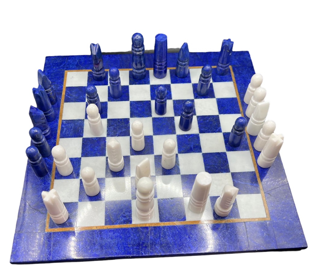 Top Quality Lapis Lazuli Chess Board - Lapis Chess Board - Lapis Lazuli ...