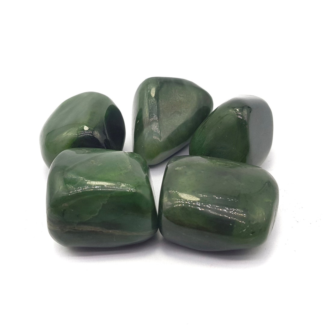 230 Grams Top Quality Green Color Nephrite Jade - Nephrite Jade Tumbles ...