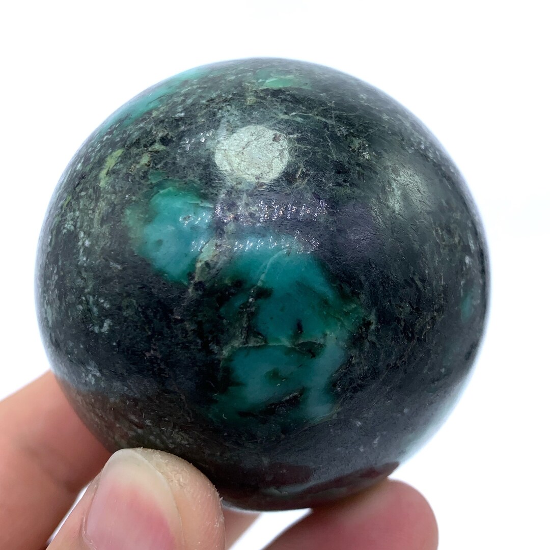 410 Grams Beautiful Green Hydro Garnet Ball - Hydro Garnet Sphere ...
