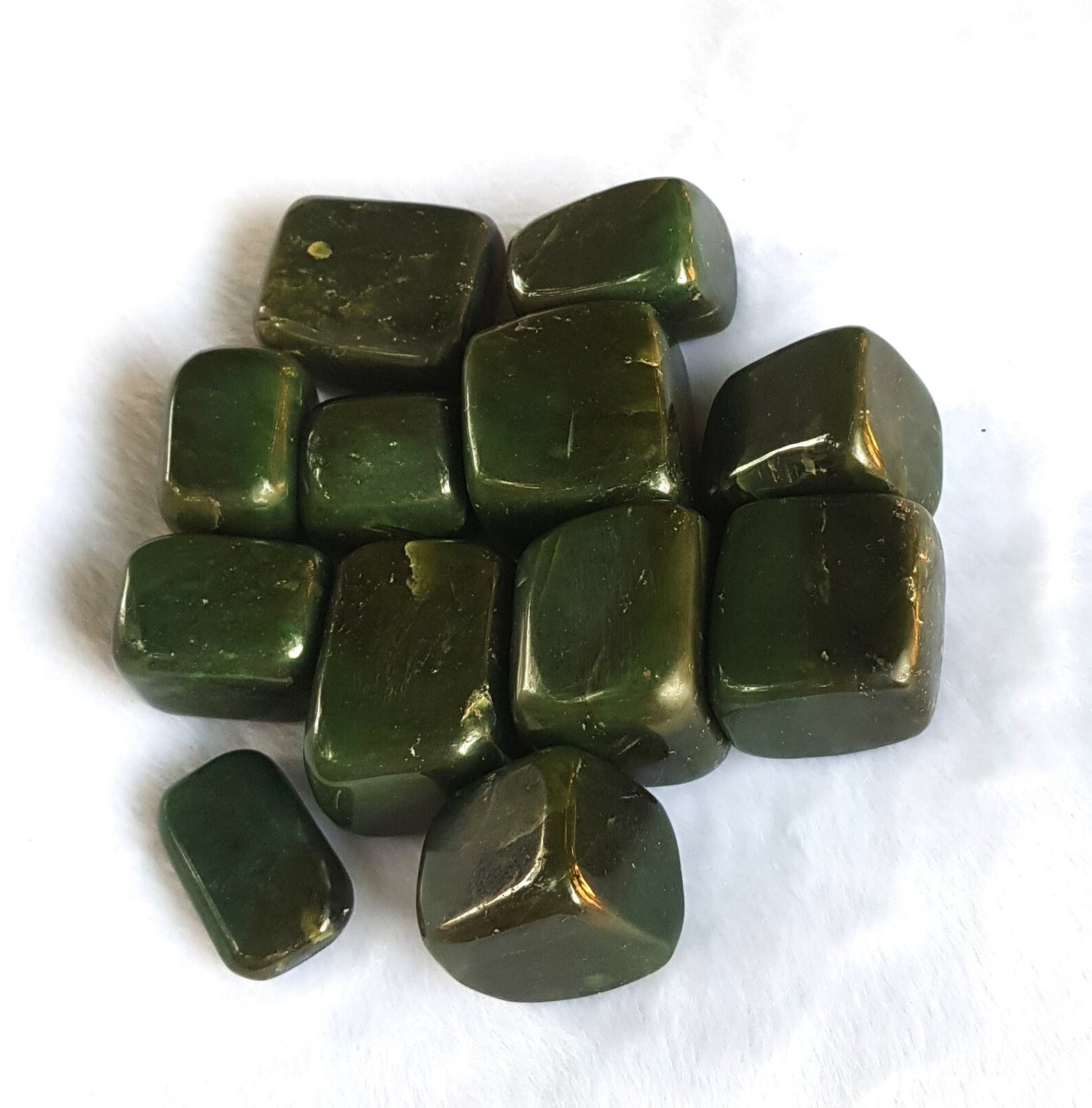 Green Color Beautiful Nephrite Jade Tumbles - Etsy