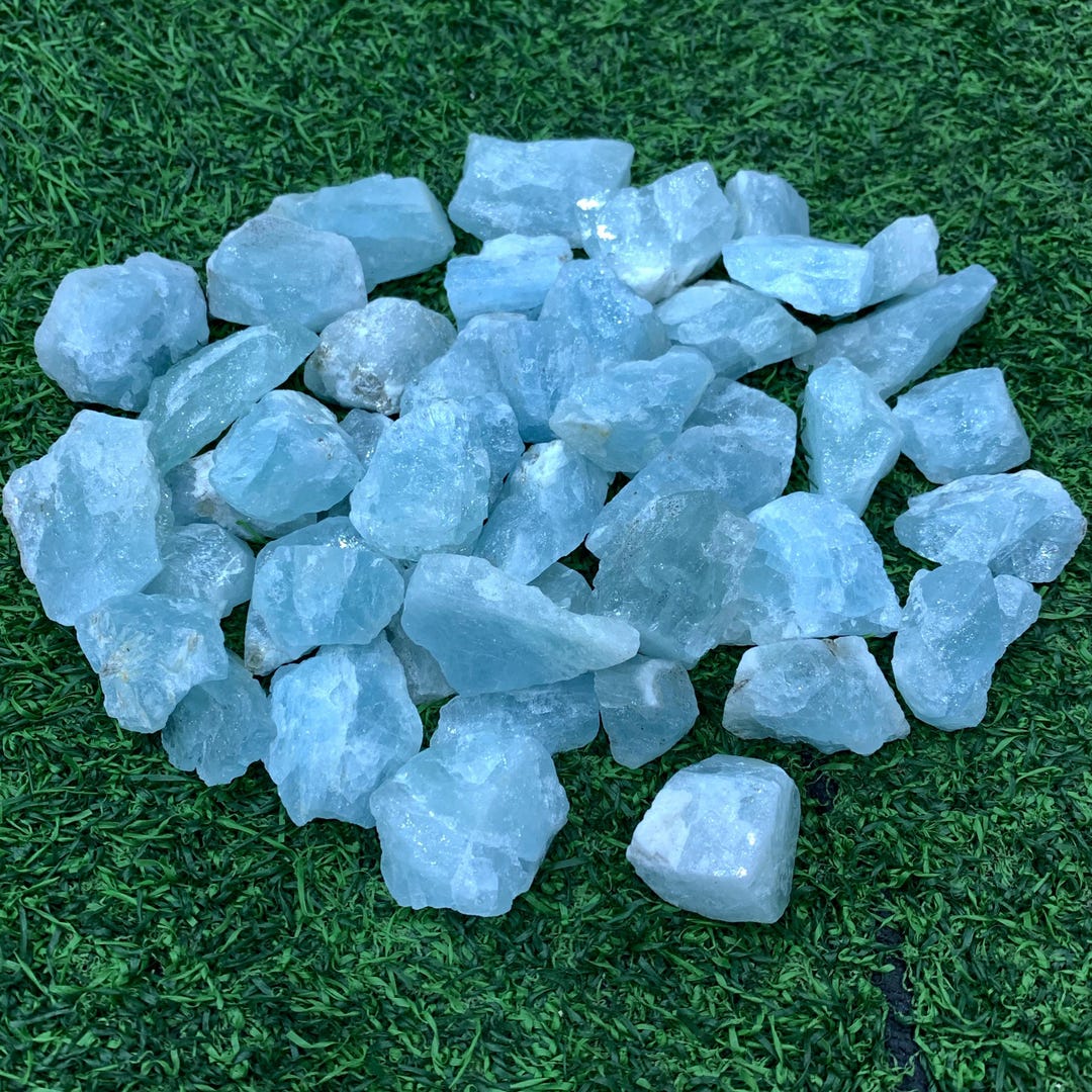Top Quality Blue Color Rough Aquamarine - Blue Aquamarine - Aquamarine ...