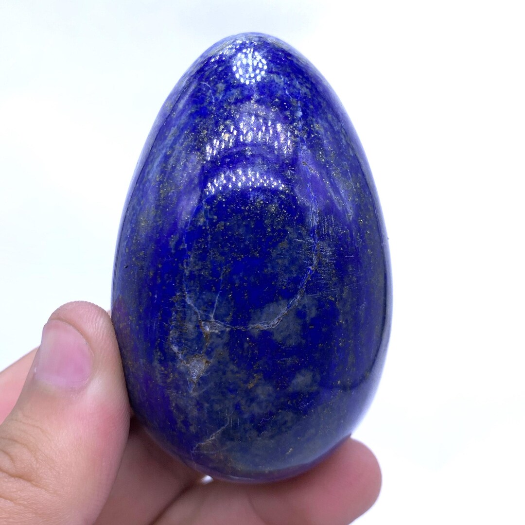 Beautiful Blue Color Lapis Lazuli Egg - Lapis Egg - Healing Stone - Egg ...