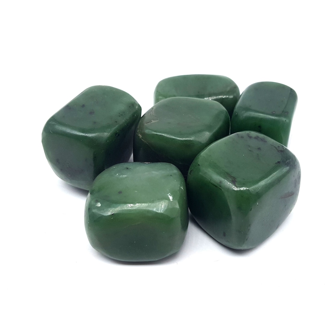 300 Grams Beautiful Green Color Nephrite Jade Tumbles - Etsy