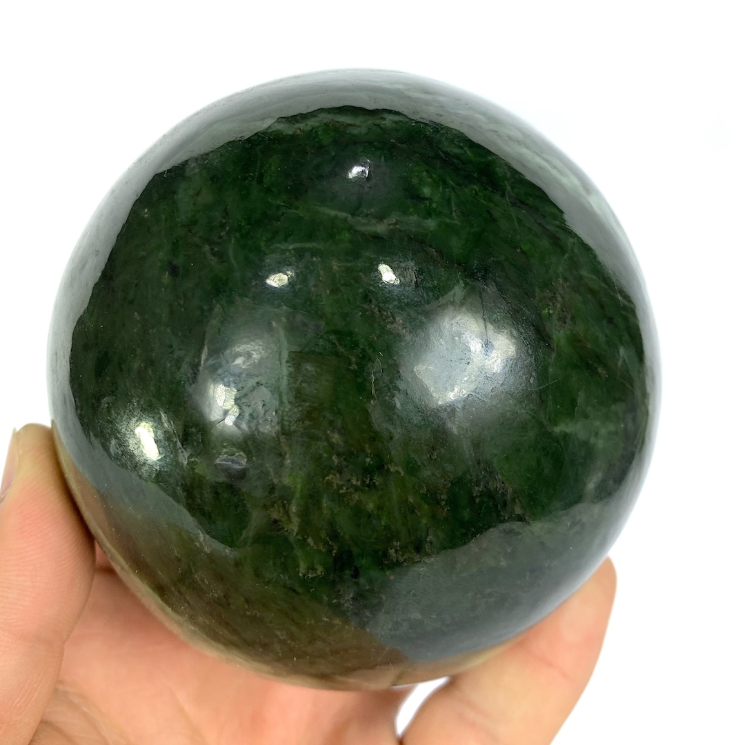Great Quality Green Color Nephrite Jade Ball/sphere - Nephrite Jade ...