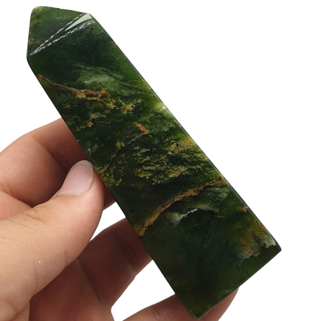 Beautiful Green Jade Tower - Jade Tower - Green Jade Obelisk - Jade Green Tower - Jade Stone ...
