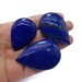 125 Grams Lapis Lazuli Pear Shape Cabochons, Lapis Pear Shape Cabochons ...