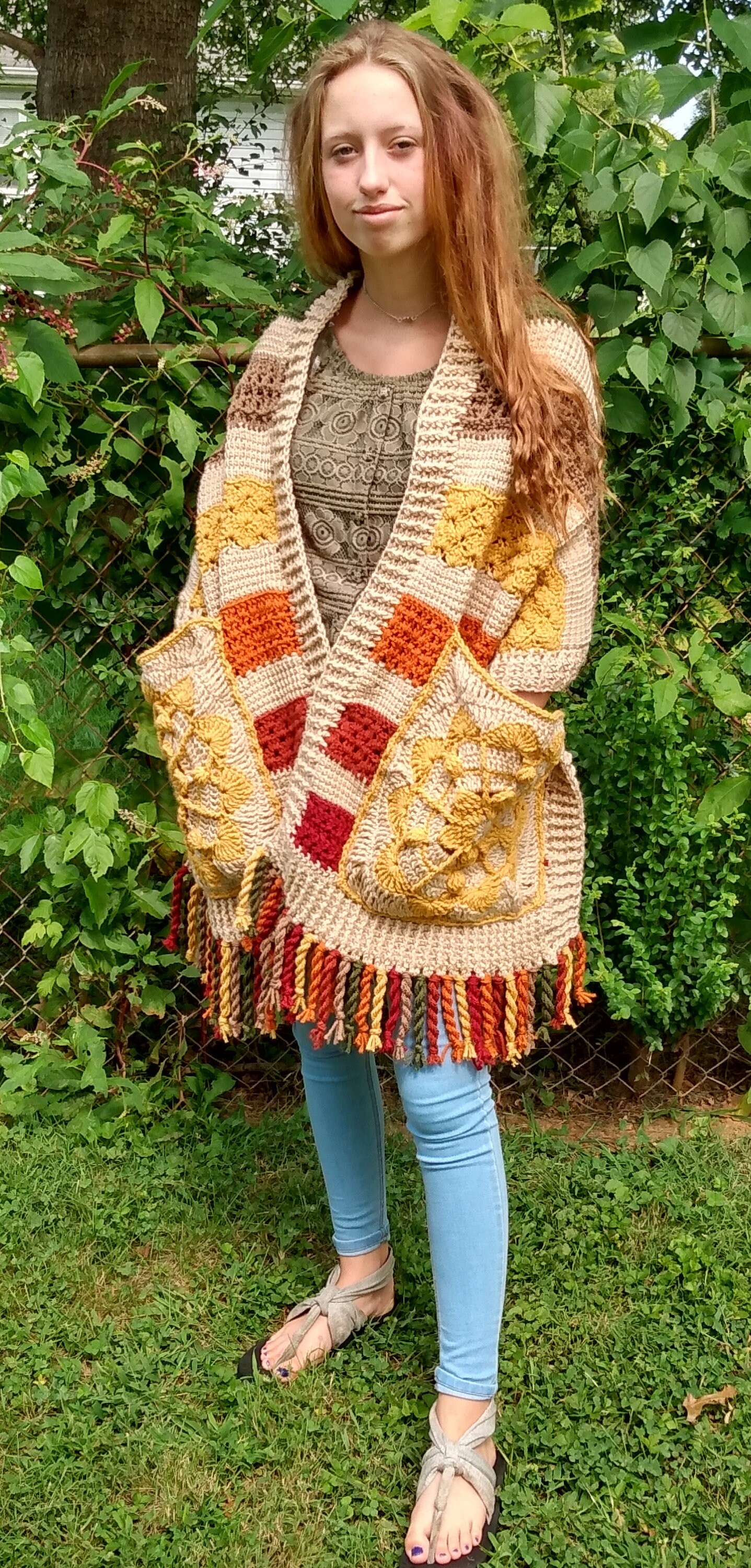 Autumn Dreams Pocket Shawl - Etsy