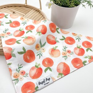 Just Peachy Bandana | Georgia Peach Tie on Bandana Juicy Fruit Dog ...