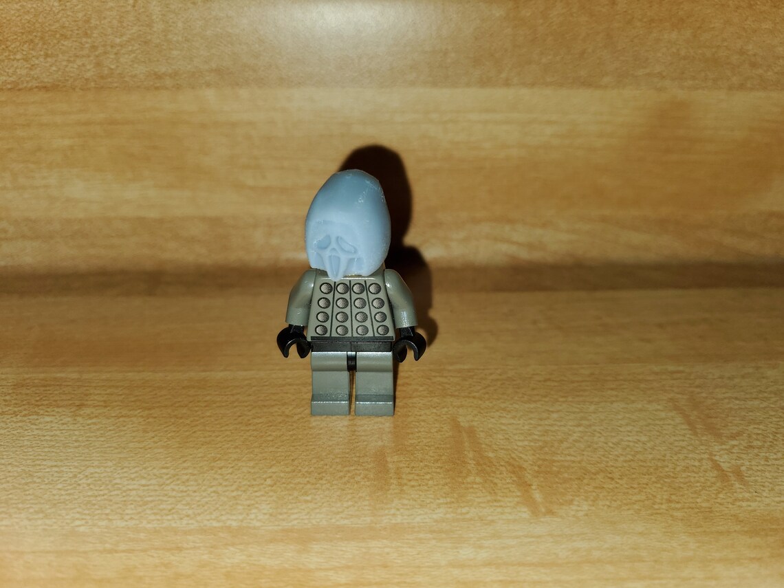 Minifigure Legos Hat Ghost Face Mask Resin 3d Printed Lego | Etsy