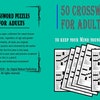 50 Crosswords for the Mind - Printable - Keep Your Mind Sharp - Etsy