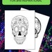 20 FUN Calavera Sugar Skull Coloring Sheets for KIDS Book 1 Printable ...