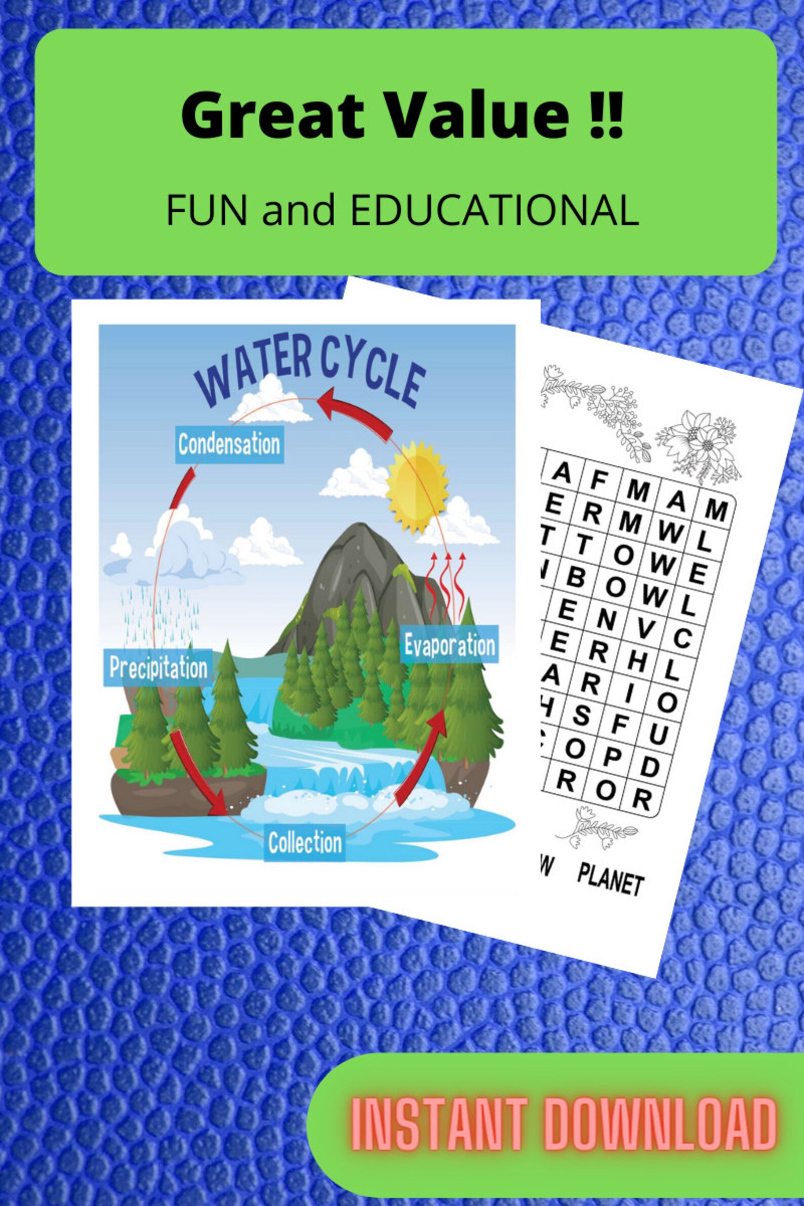 30 Page FUN Activity Book for Kids - Printable and Perfect for Keeping ...