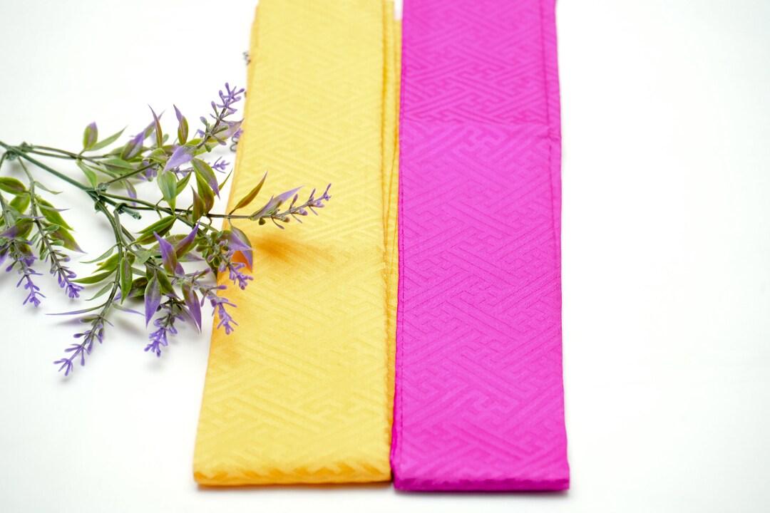 DEAR VANILLA Japanese Silk Kasane Eri Collar Layer Set Kimono Date Eri ...