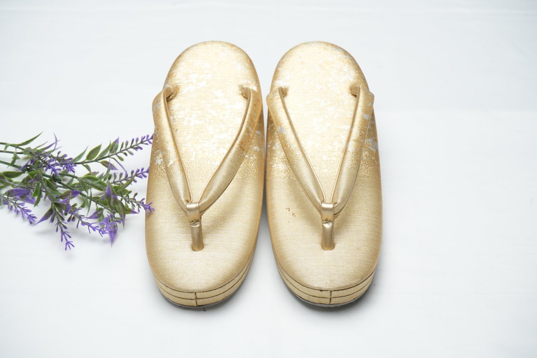 Dear Vanilla Authentic Japanese Vintage Zori Kimono Sandals 23.5cm US ...