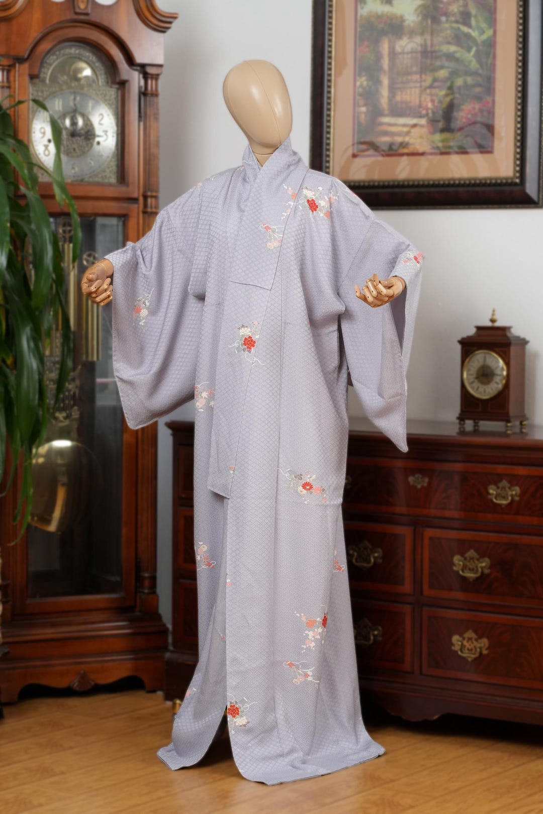 DEAR VANILLA Authentic Traditional Japanese Homongi Kimono for Women ...