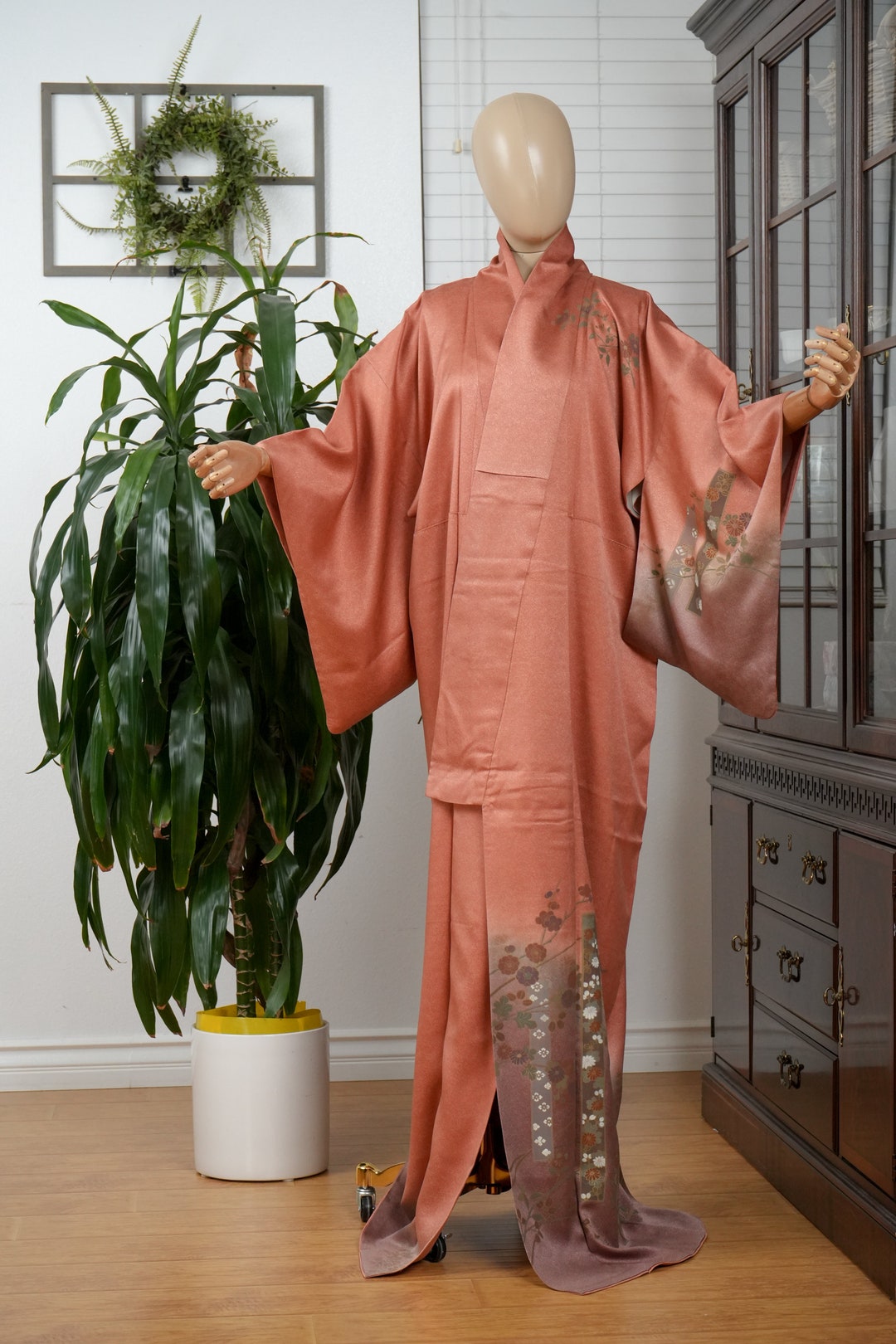 DEAR VANILLA, Authentic Traditional Japanese Homongi Kimono for Women ...