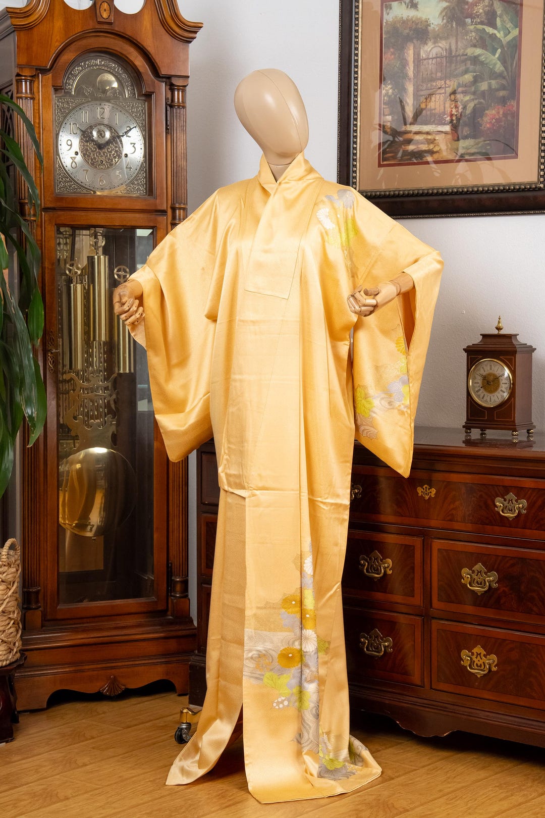 DEAR VANILLA Authentic Traditional Japanese Homongi Kimono for Women ...