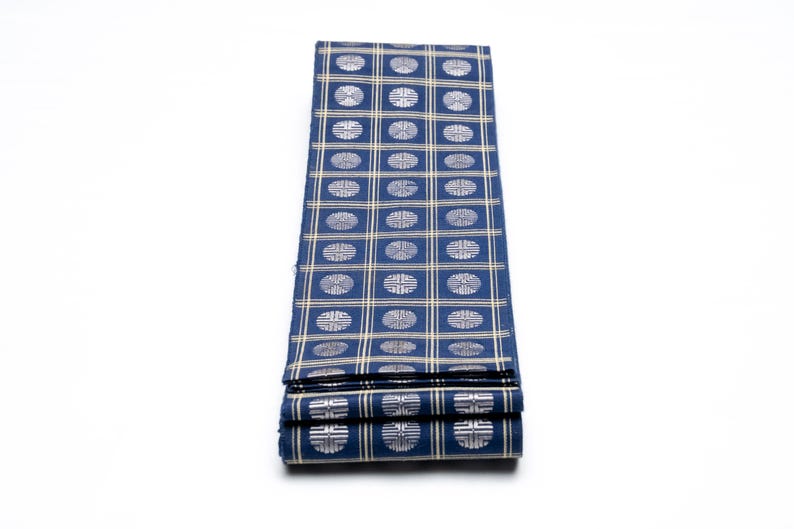 DEAR VANILLA Authentic Japanese Men's Kimono Kaku Obi Vintage Samurai ...