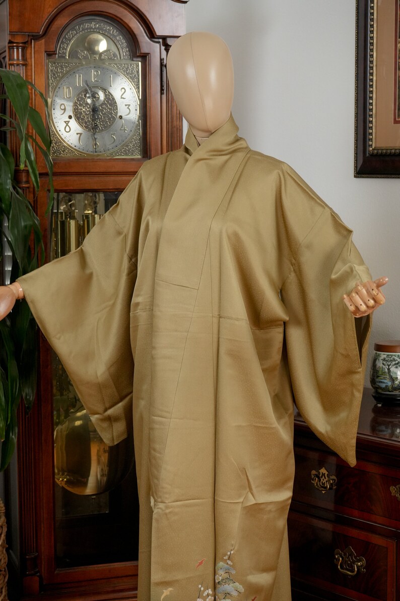 DEAR VANILLA Authentic Traditional Japanese Homongi Kimono for Women ...