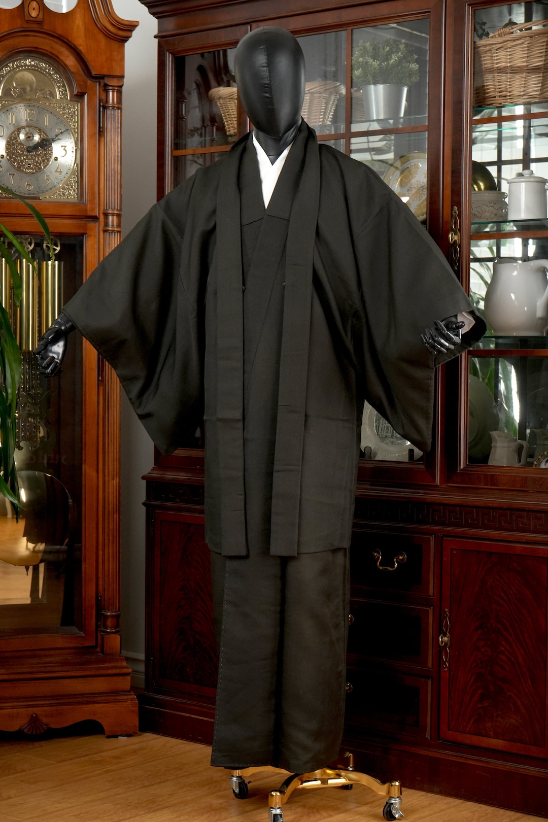 DEAR VANILLA Vintage Traditional Authentic Men's Kimono & Haori Set ...