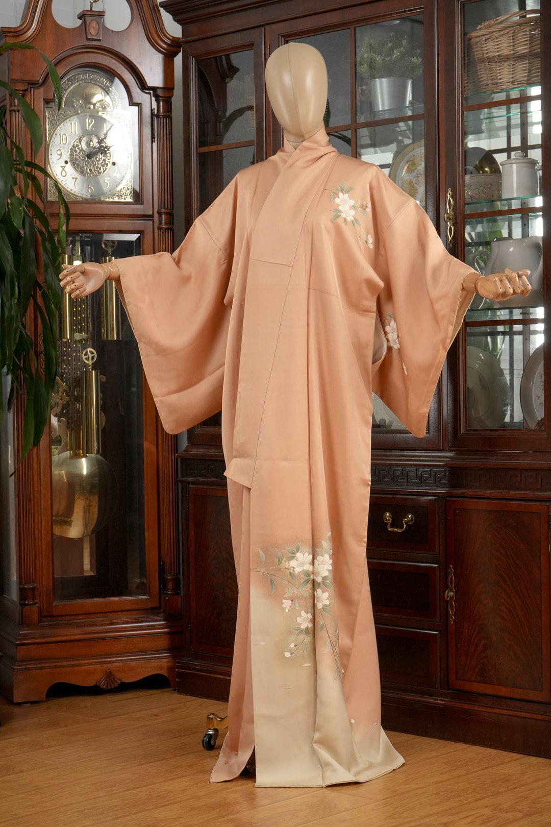 DEAR VANILLA Authentic Traditional Japanese Homongi Kimono for Women ...