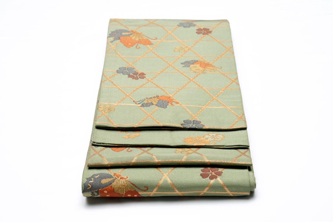 DEAR VANILLA Authentic Japanese Yukata Hanhaba Obi Sash Belt Women's ...