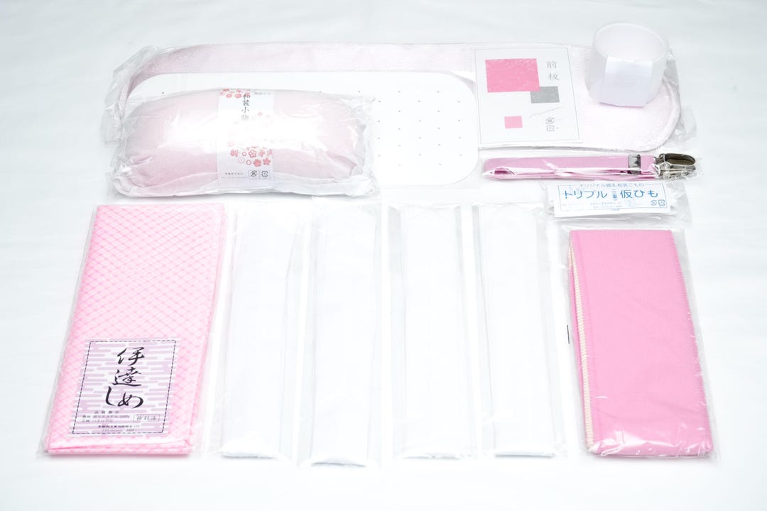 DEAR VANILLA Authentic Japanese Kimono 12pc Kitsuke Wearing Set Women's ...