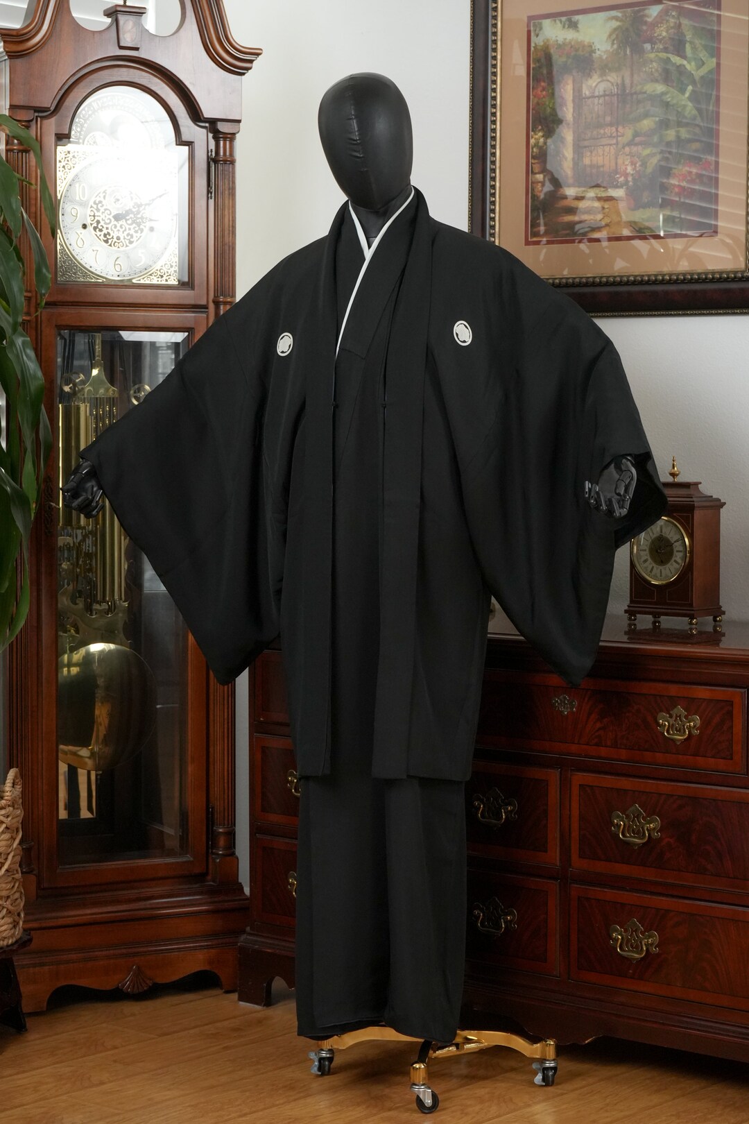 DEAR VANILLA Vintage Traditional Authentic Men's Kimono & Haori Set ...