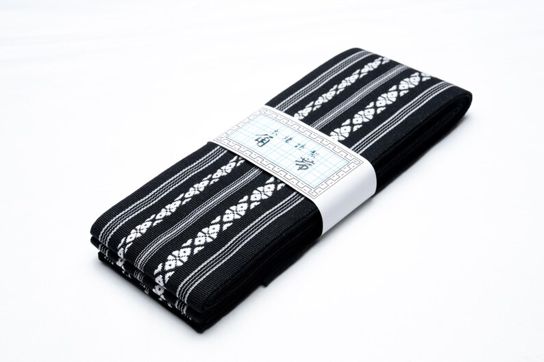 DEAR VANILLA Authentic Japanese Men's Kimono Kaku Obi Vintage Samurai ...