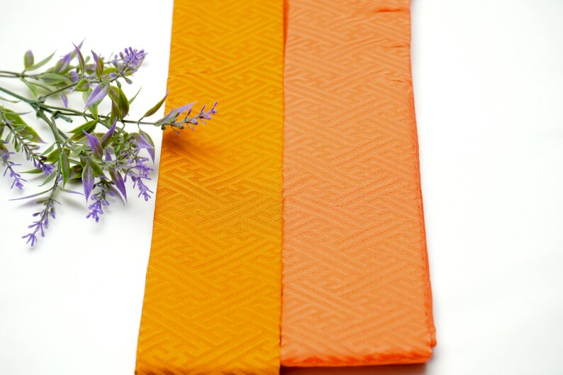 DEAR VANILLA Japanese Silk Kasane Eri Collar Layer Set Kimono Date Eri ...